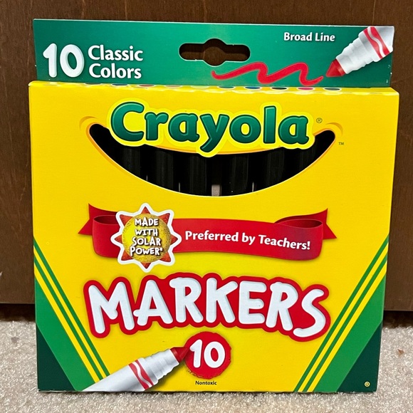 Crayola | Office | Single Color Pack Crayola Markers Black | Poshmark